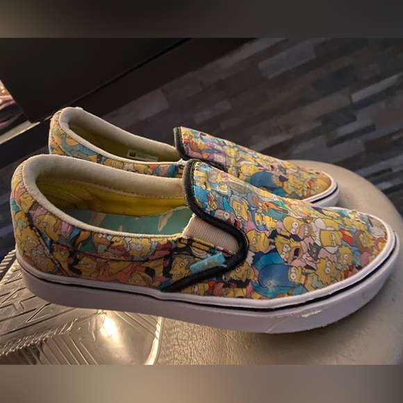 Vans | Shoes | Vintage Vans Simpsons Collaboration 75 Rare Collectable ...